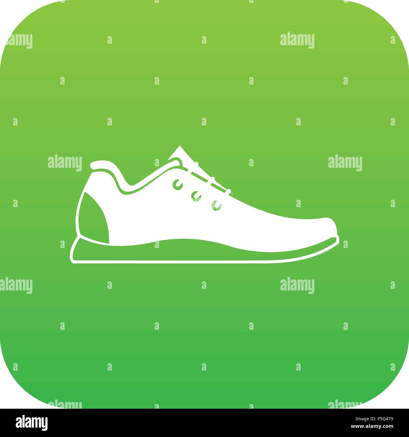 Athletic shoe icon digital green Stock Vector Image & Art - Alamy