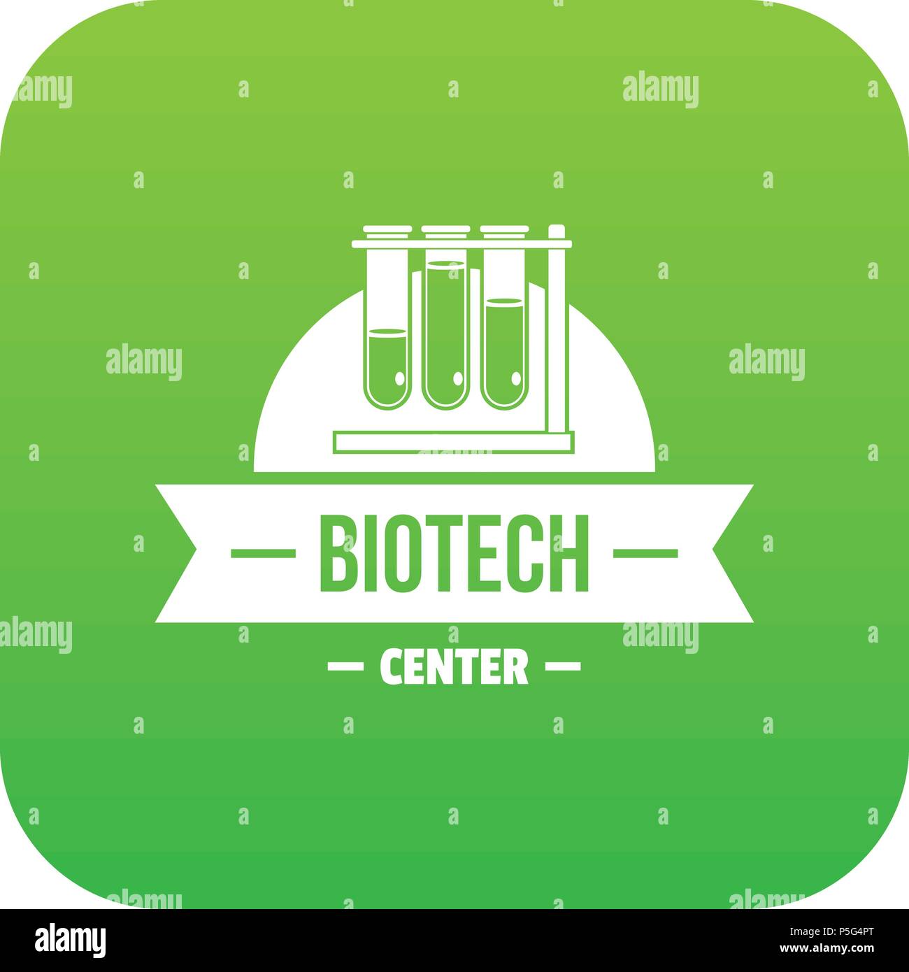 Biotech center icon green vector Stock Vector Image & Art - Alamy
