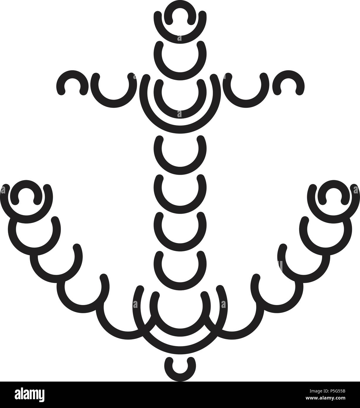 Circle anchor icon, simple style Stock Vector Image & Art - Alamy