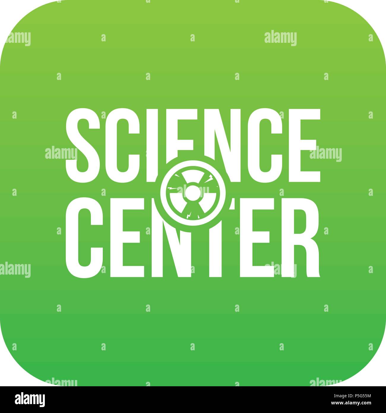 Education center icon green vector Stock Vector Image & Art - Alamy