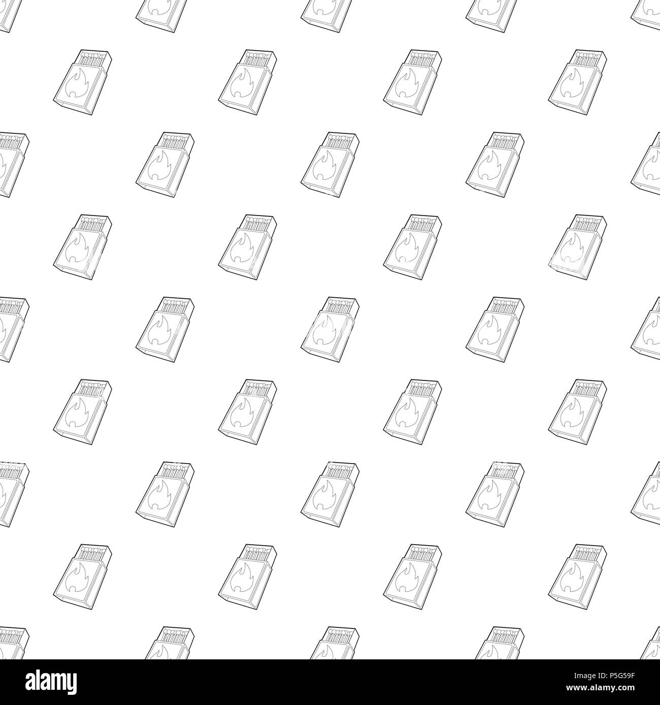 Box matches pattern vector seamless Stock Vector Image & Art - Alamy