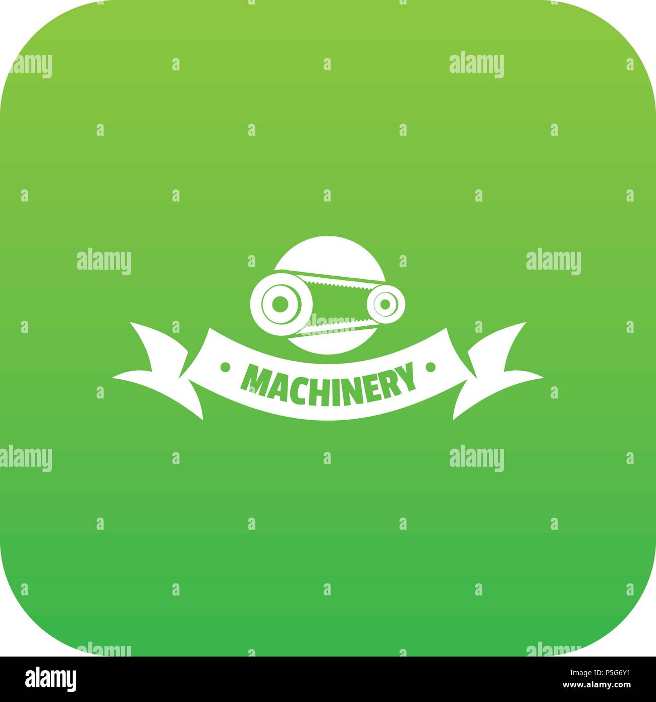 Control machinery icon green vector Stock Vector Image & Art - Alamy