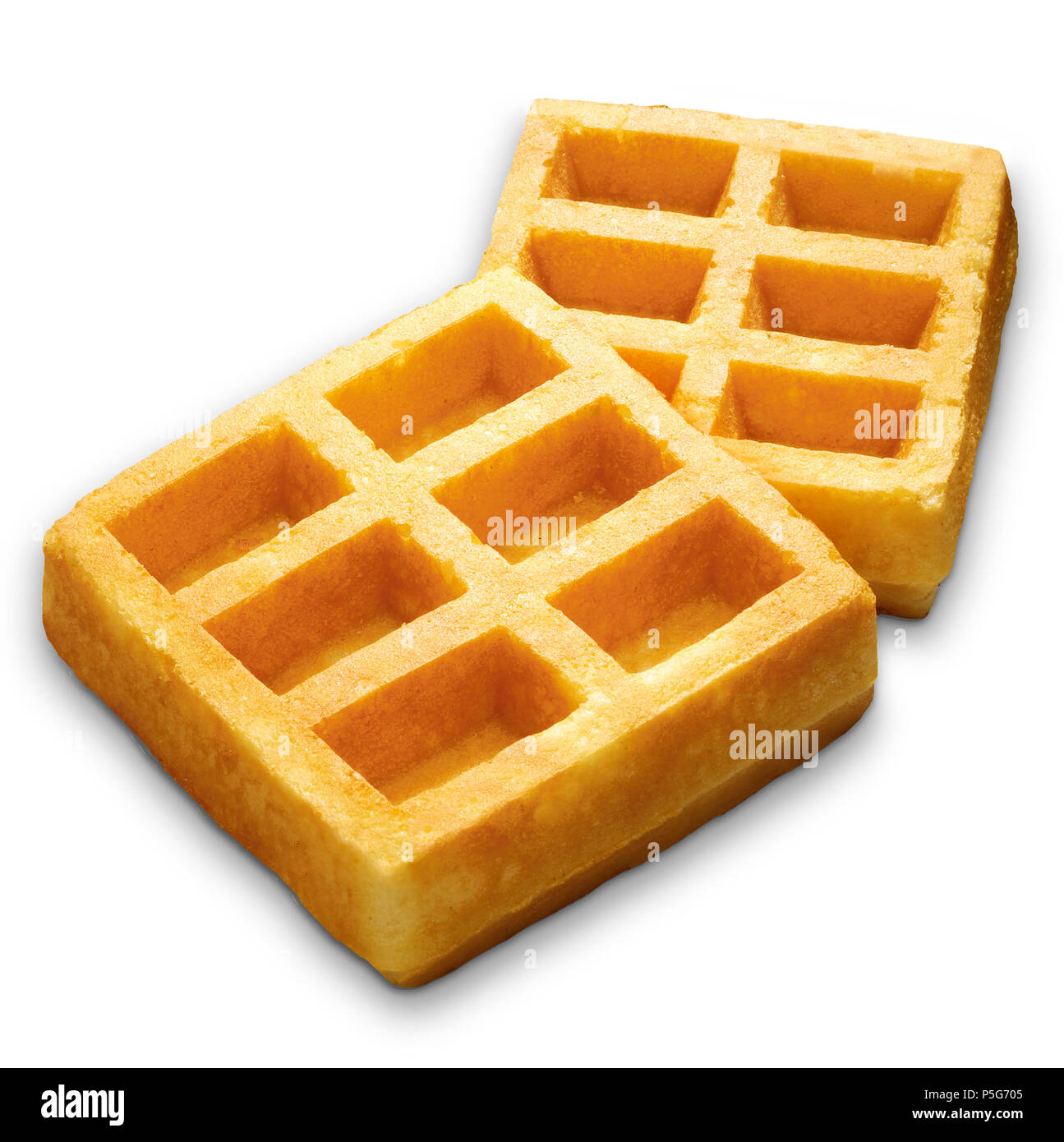 Crispy waffle Cut Out Stock Images & Pictures - Alamy