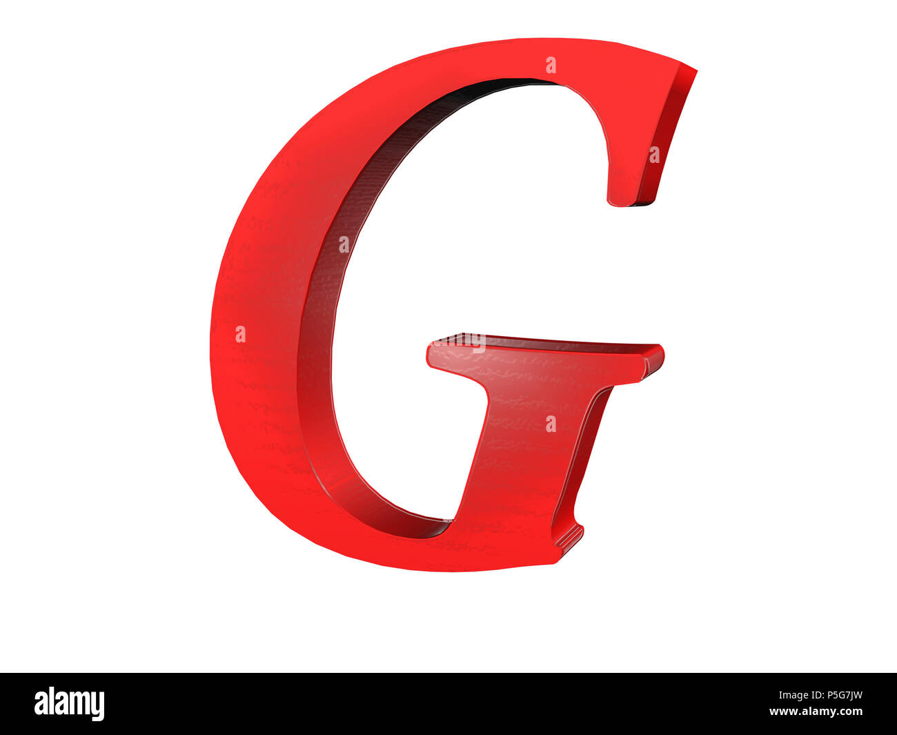 typography 3d render isolated on white background Stock Photo - Alamy