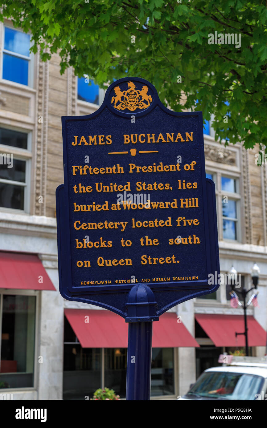 Historic downtown lancaster sign hi-res stock photography and images ...