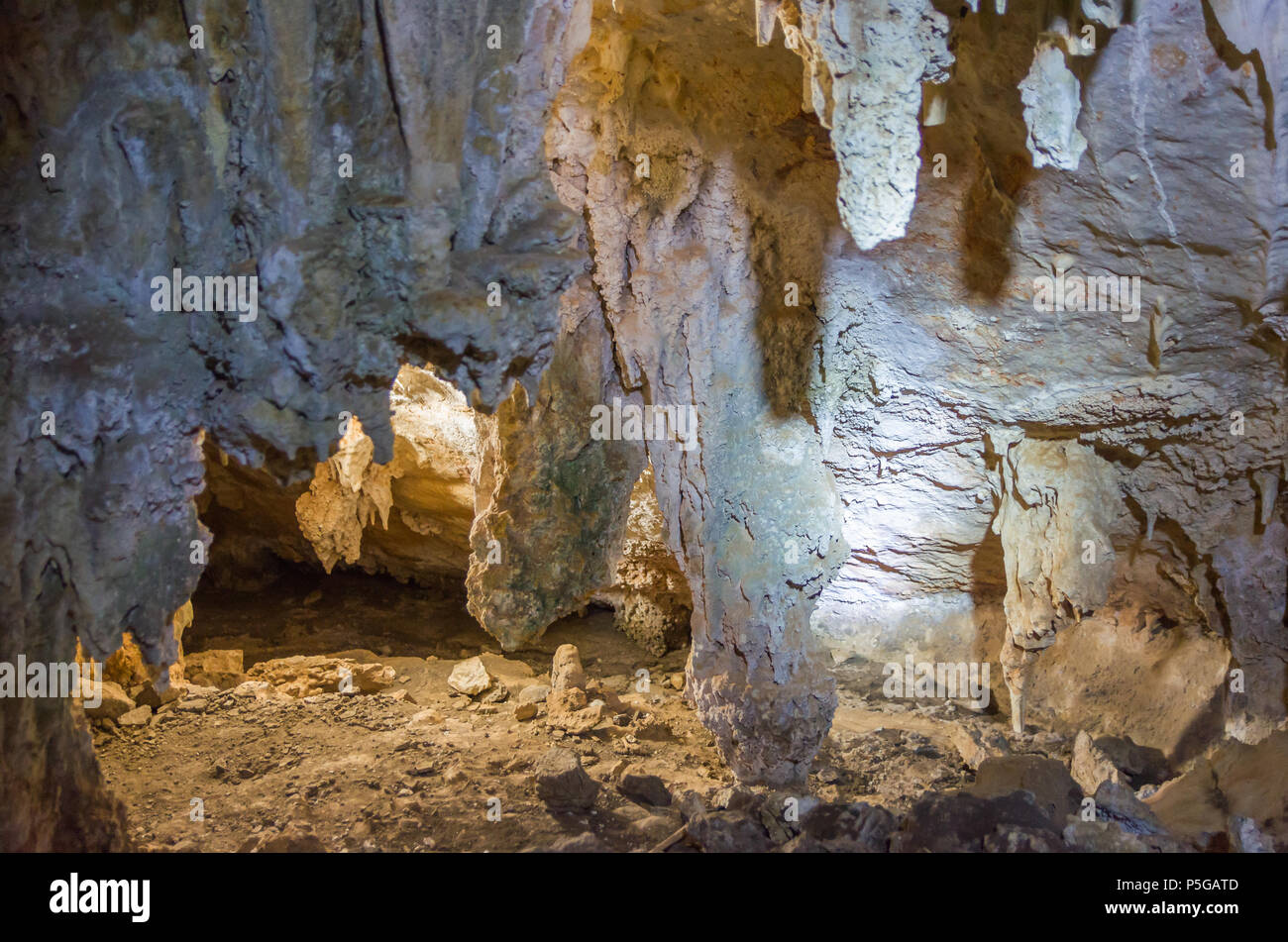 Beautiful cave of the City of Bonito in Matogrosso do Sul, Brazil Stock ...