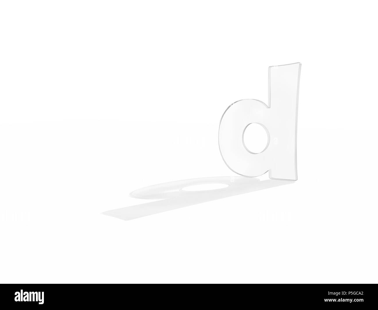 typography 3d render isolated on white background Stock Photo - Alamy