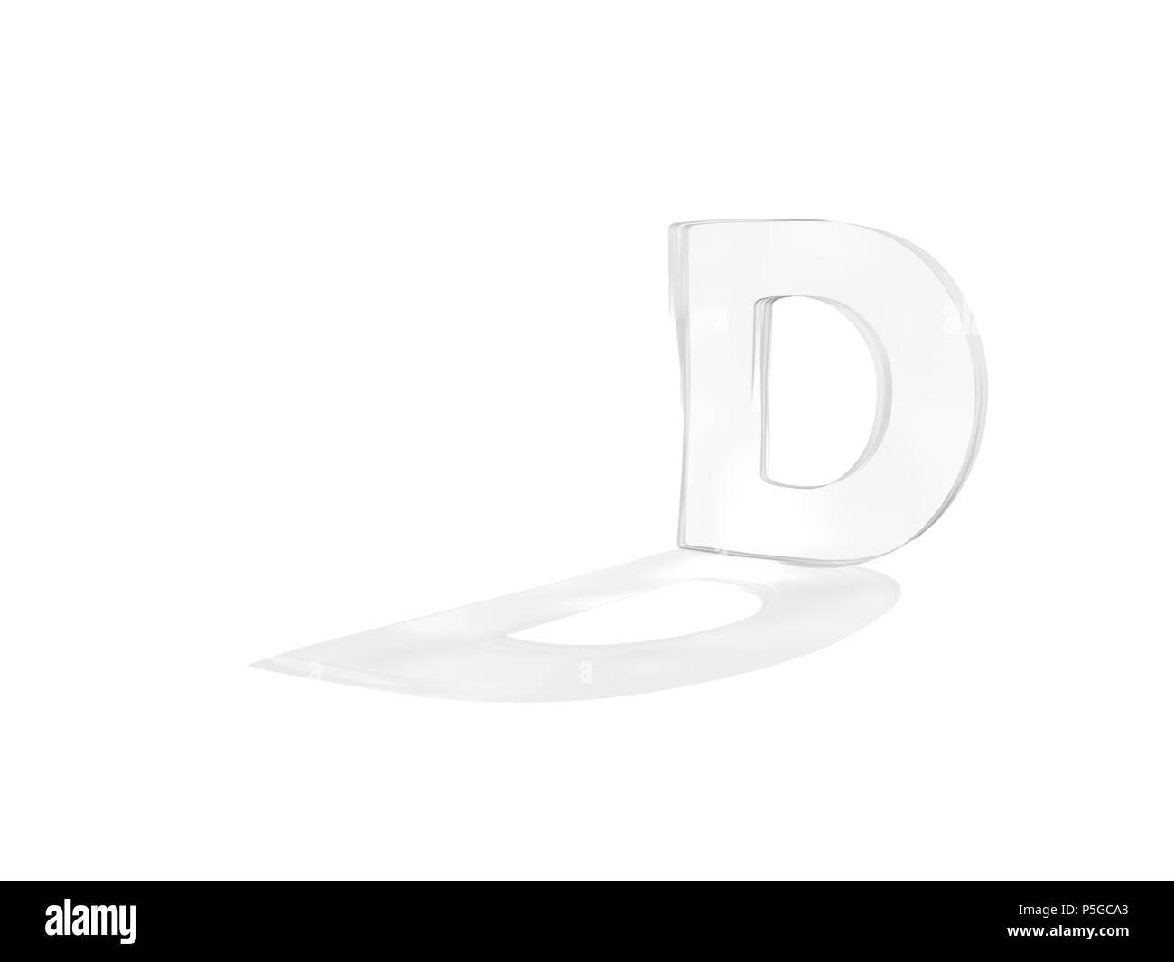 typography 3d render isolated on white background Stock Photo - Alamy