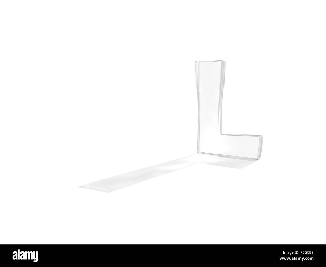 typography 3d render isolated on white background Stock Photo - Alamy