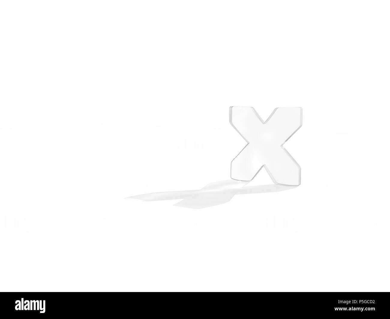 typography 3d render isolated on white background Stock Photo - Alamy