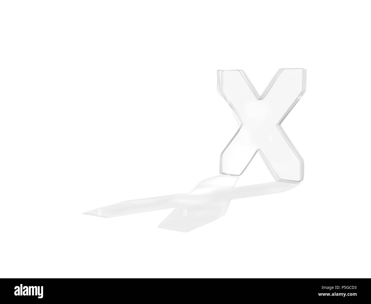 typography 3d render isolated on white background Stock Photo - Alamy