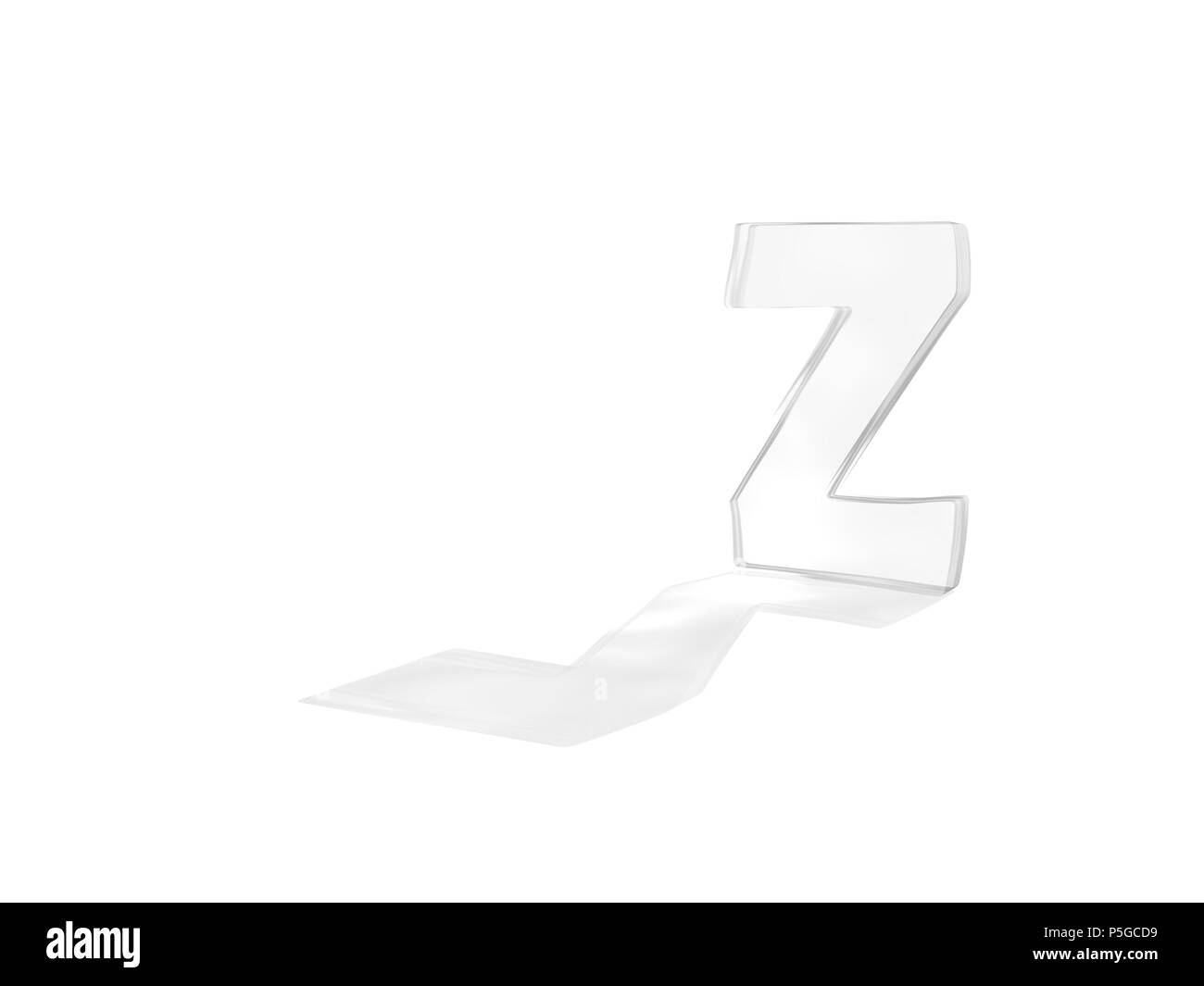 typography 3d render isolated on white background Stock Photo - Alamy