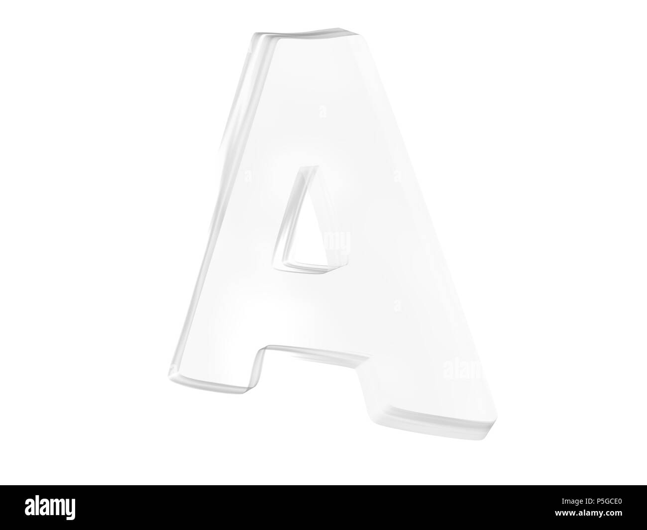 typography 3d render isolated on white background Stock Photo - Alamy