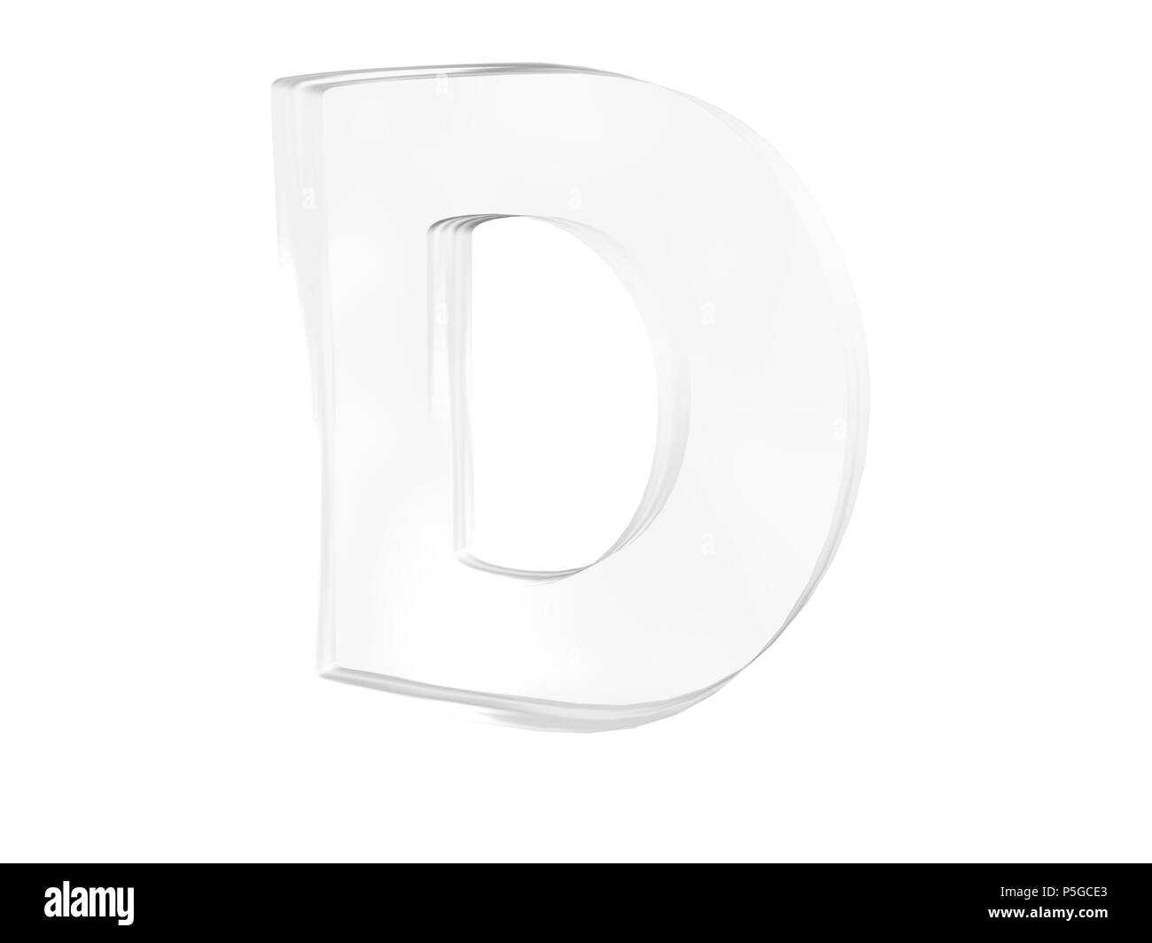 typography 3d render isolated on white background Stock Photo - Alamy