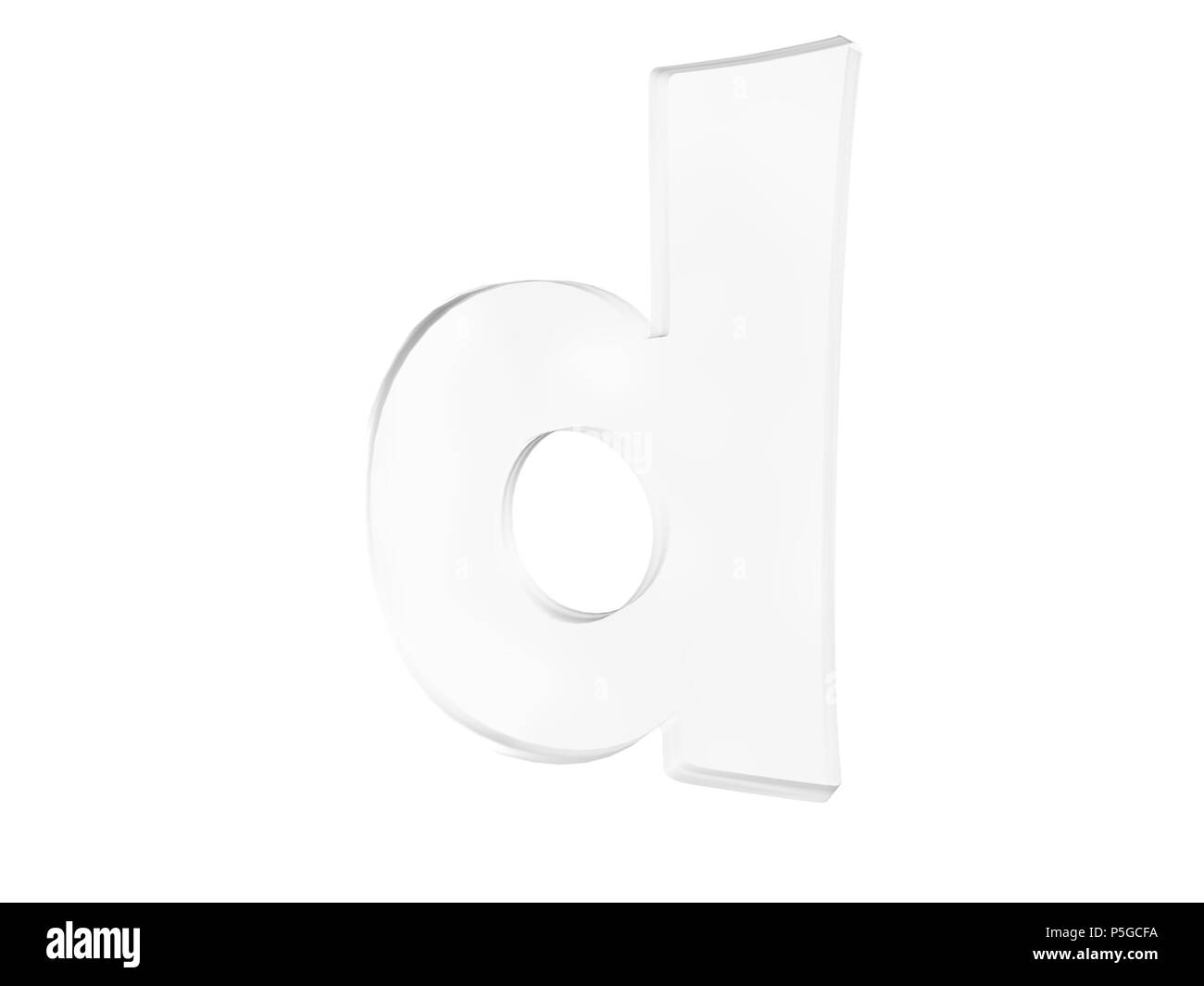 typography 3d render isolated on white background Stock Photo - Alamy