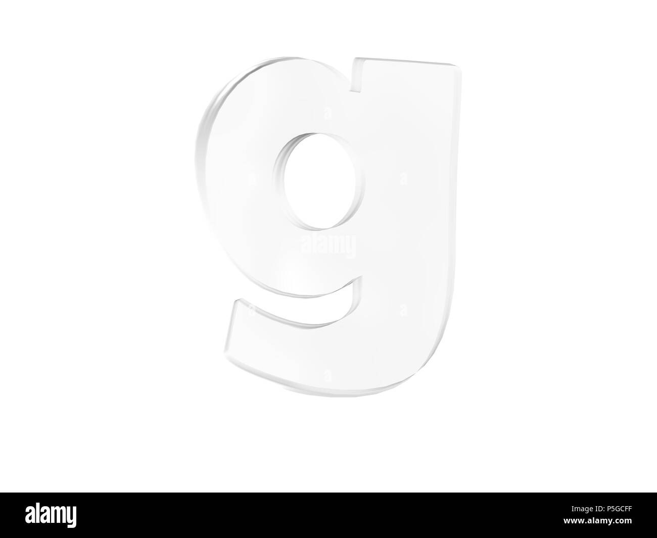 typography 3d render isolated on white background Stock Photo - Alamy