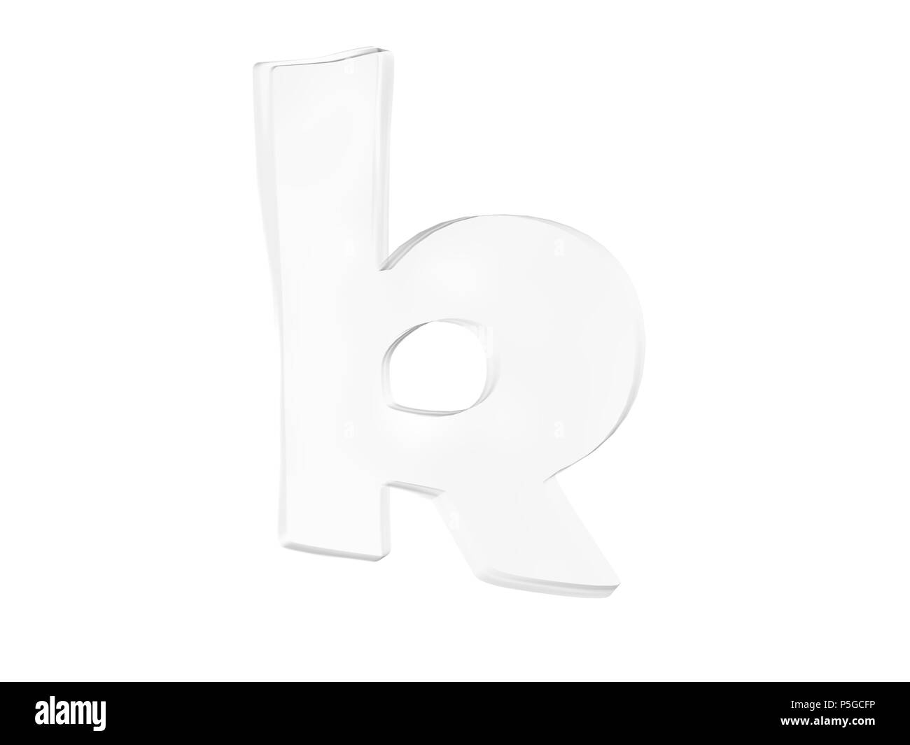 typography 3d render isolated on white background Stock Photo - Alamy