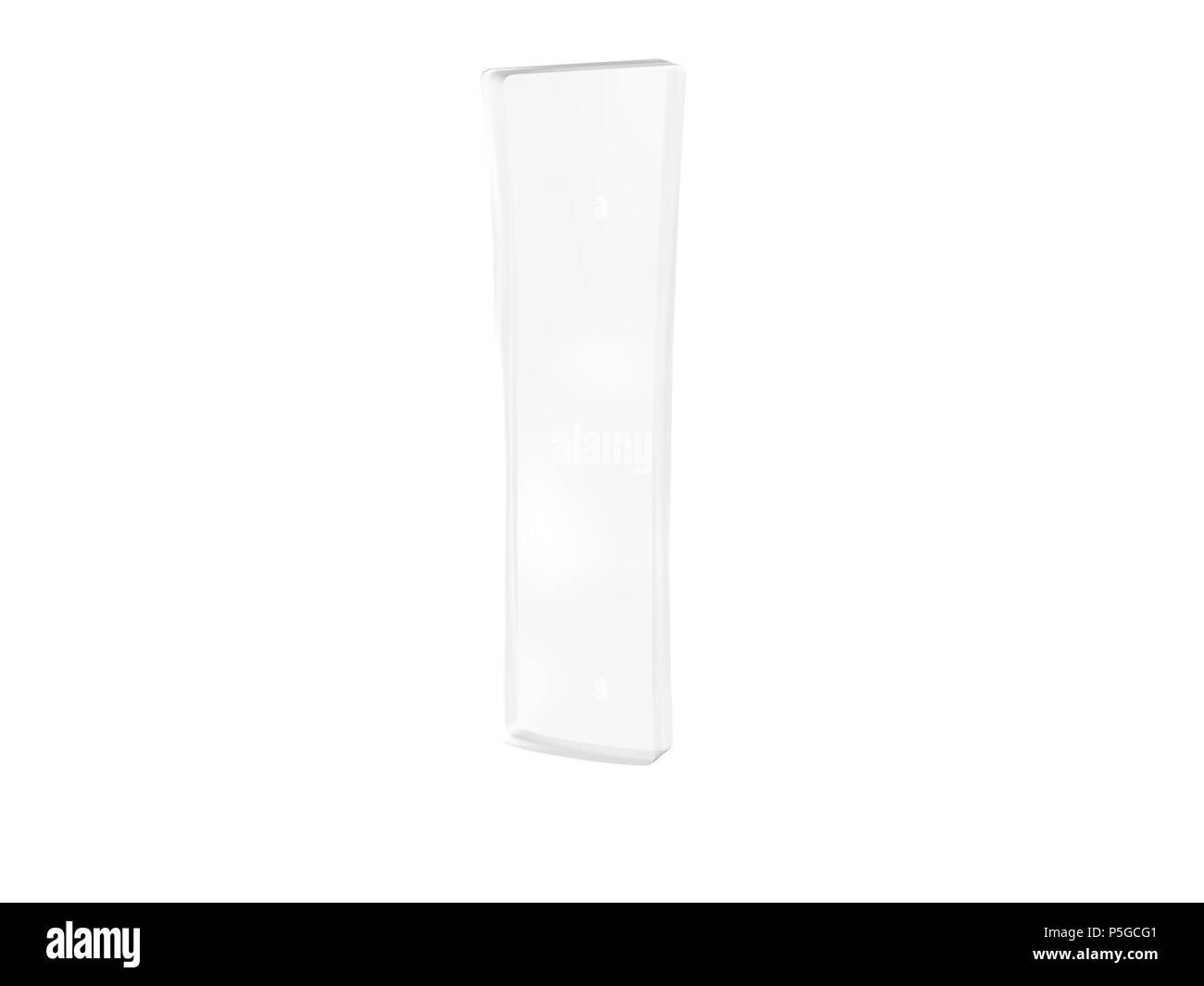 typography 3d render isolated on white background Stock Photo - Alamy