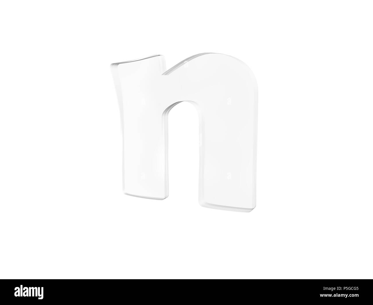 Bubble Letters Lowercase N