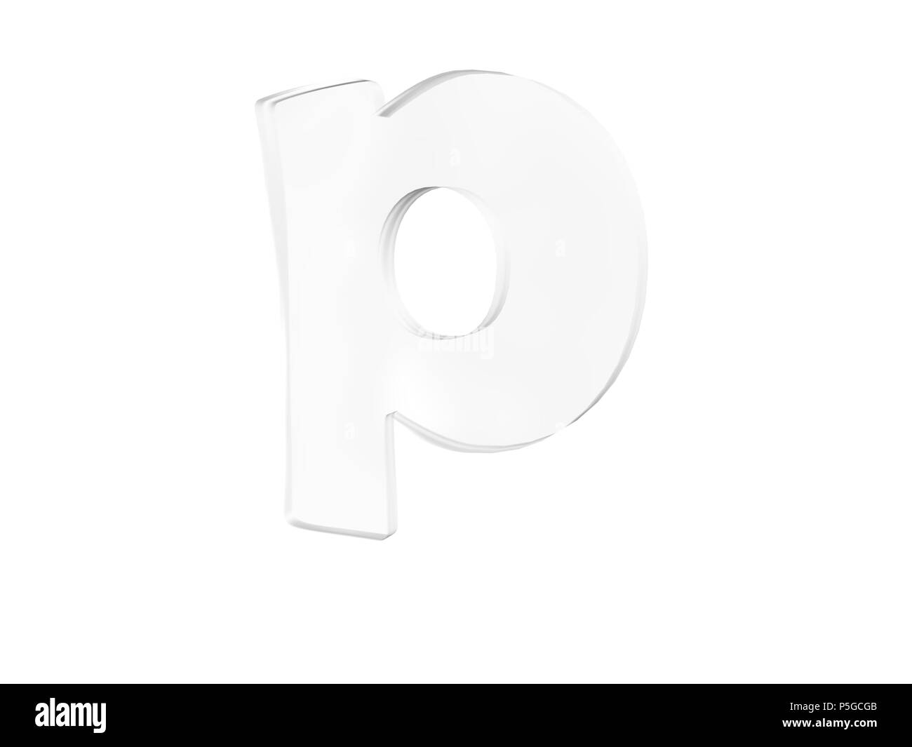 typography 3d render isolated on white background Stock Photo - Alamy