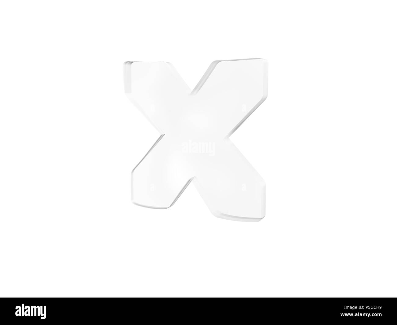 typography 3d render isolated on white background Stock Photo - Alamy