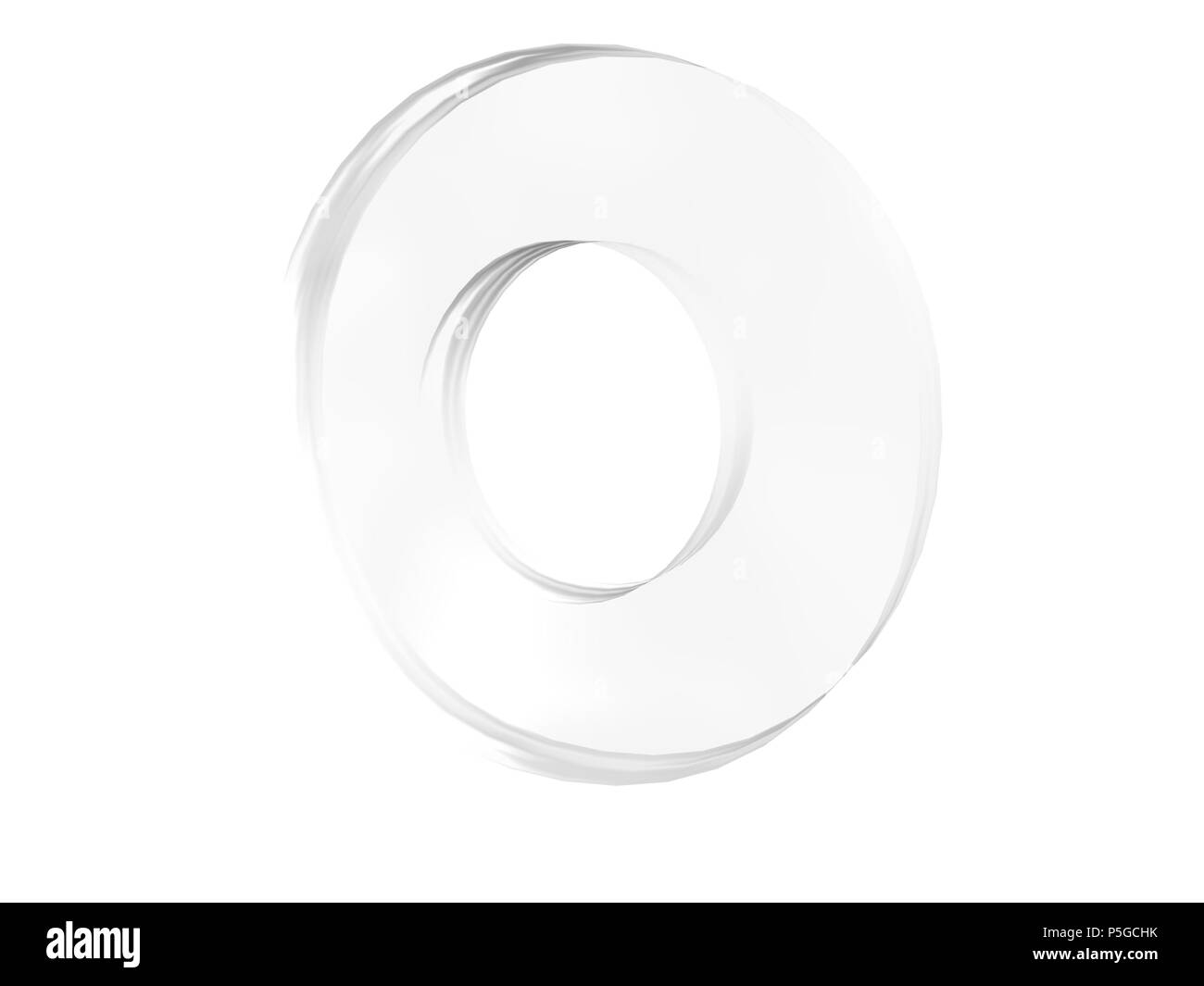 typography 3d render isolated on white background Stock Photo - Alamy