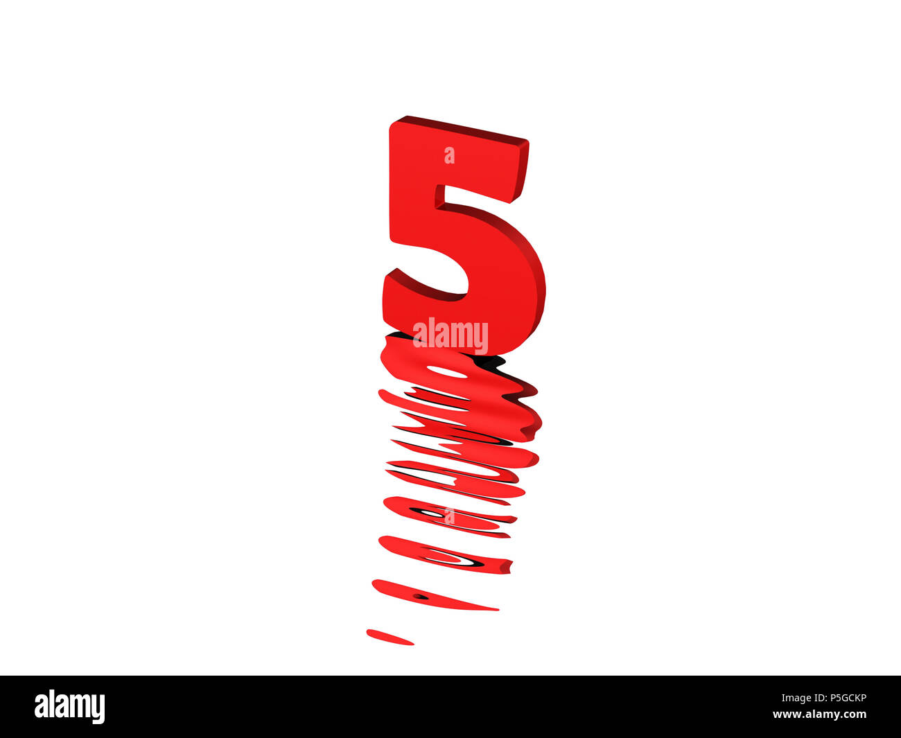 typography 3d render isolated on white background Stock Photo - Alamy