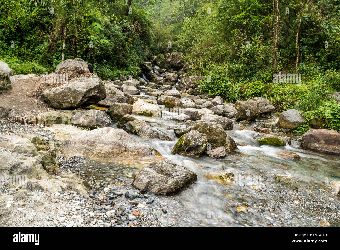 Kuikhola waterfalls hi-res stock photography and images - Alamy
