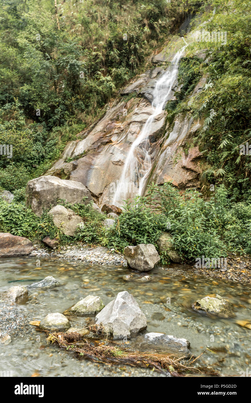 This Kuikhola/Kali Khola waterfalls is on the way to Old Silk Route ...