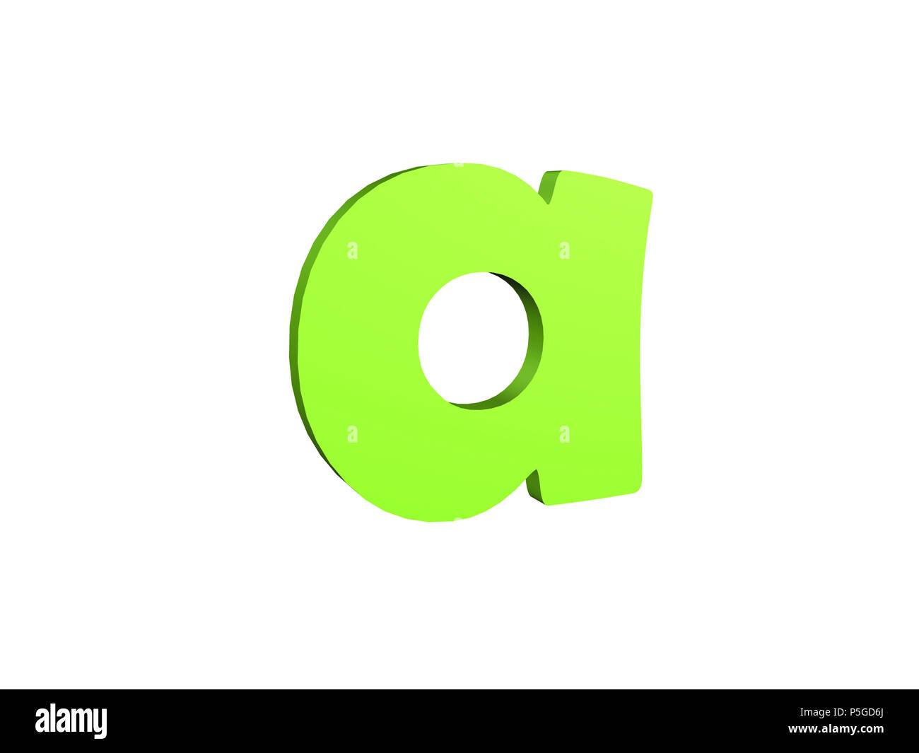 typography 3d render isolated on white background Stock Photo - Alamy