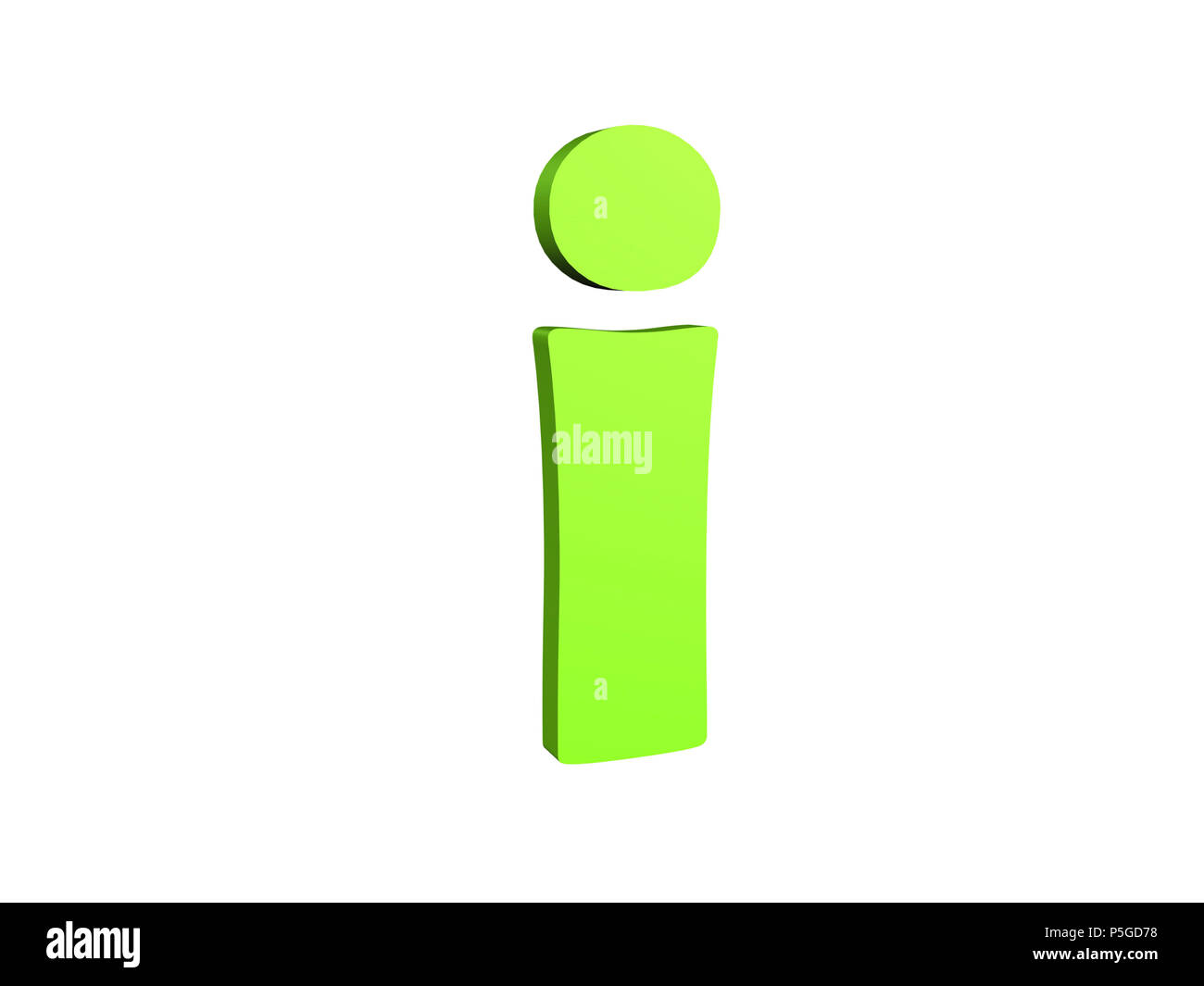 typography 3d render isolated on white background Stock Photo - Alamy