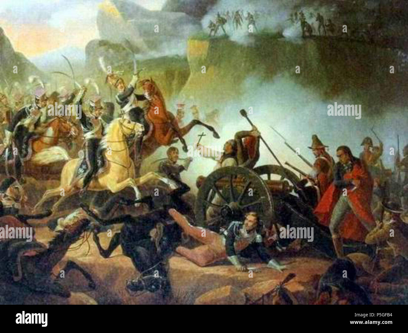 Battle of somosierra polish cavalry at the battle of somosierra hi-res ...