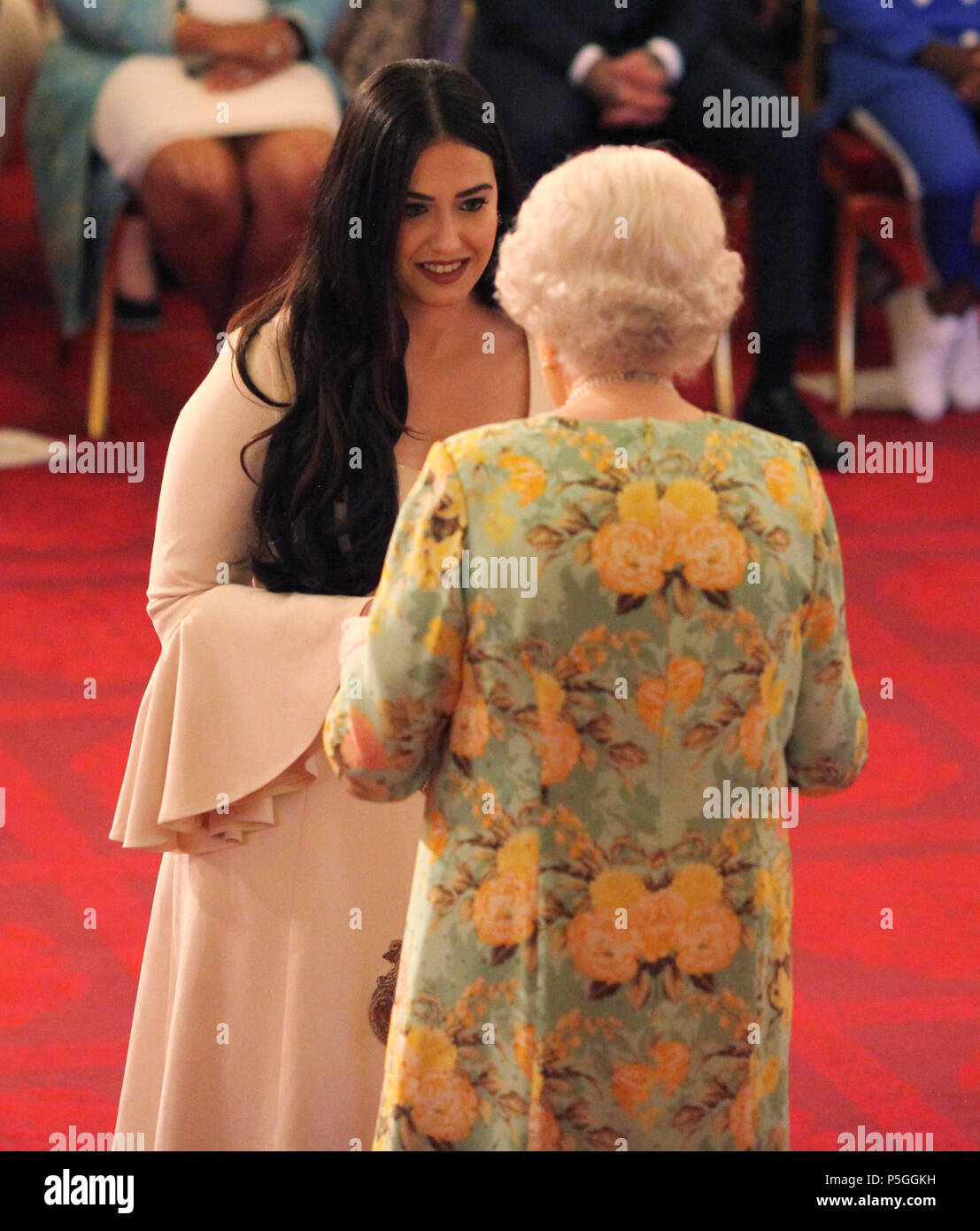 Ms Martina Caruana from Malta receives her Young Leaders Award from ...