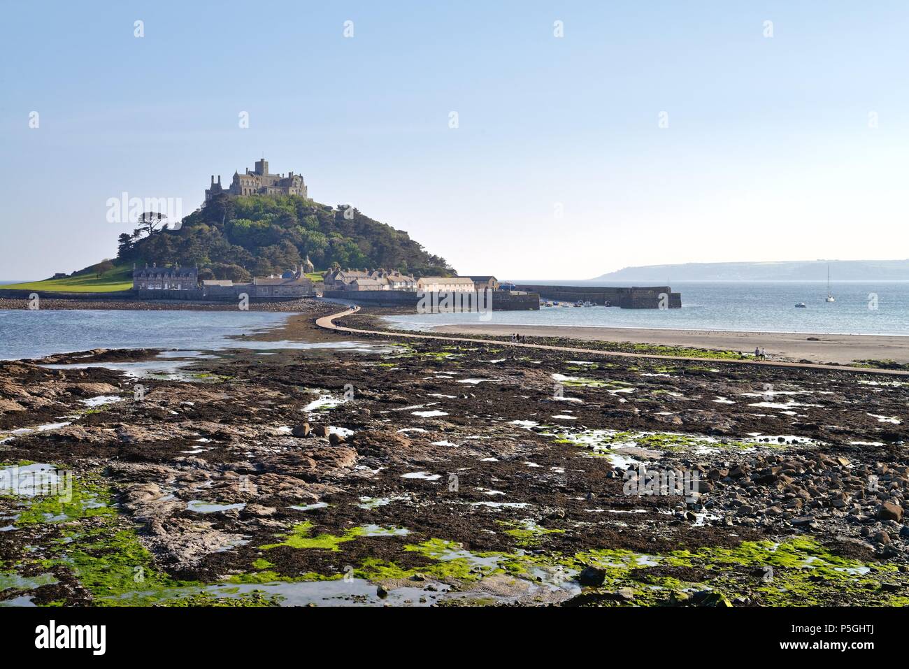 The castle at St.Michael's mount Marazion Cornwall England UK Stock ...