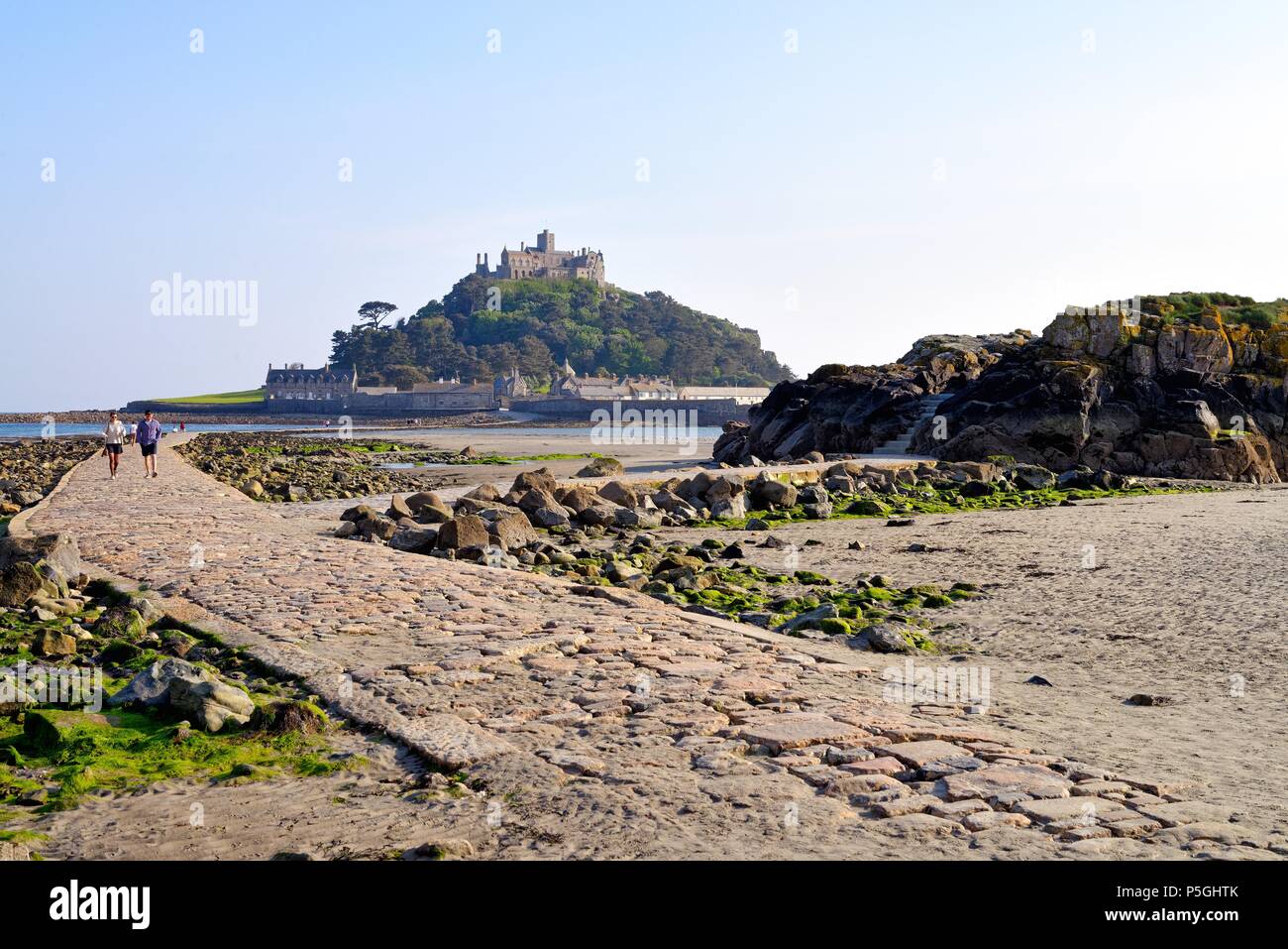 The castle at St.Michael's mount Marazion Cornwall England UK Stock ...