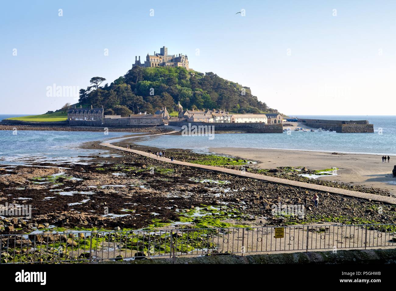 The castle at St.Michael's mount Marazion Cornwall England UK Stock ...