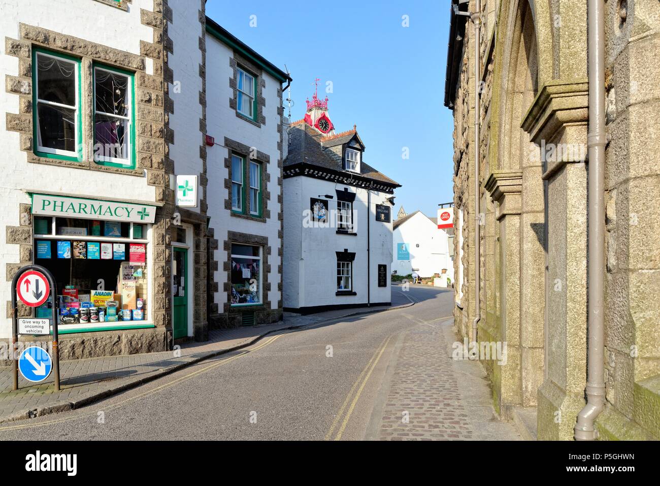 Cornwall Village Street Stock Photos & Cornwall Village Street Stock ...