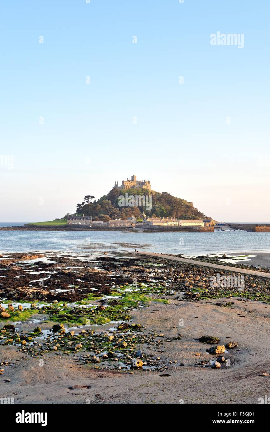 The castle at St.Michael's mount Marazion Cornwall England UK Stock ...
