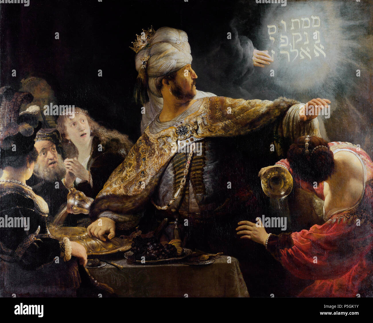 Rembrandt belshazzar's feast hi-res stock photography and images - Alamy