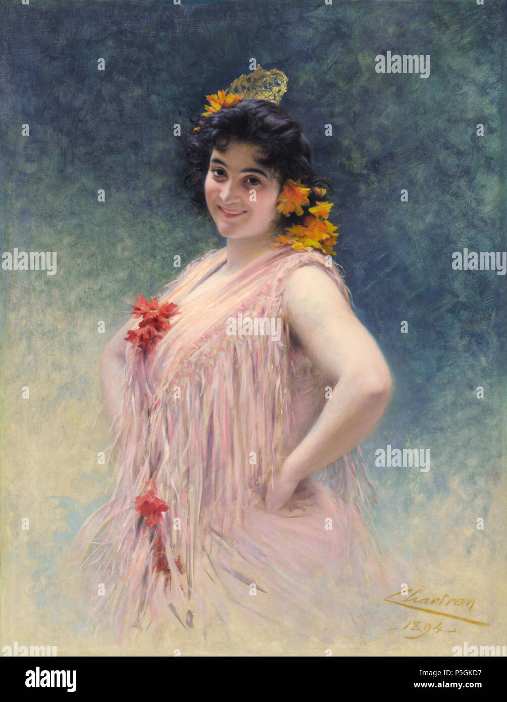 Emma Calvé, as Carmen *oil on canvas *116.4 x 90.2 cm *signed b.r ...