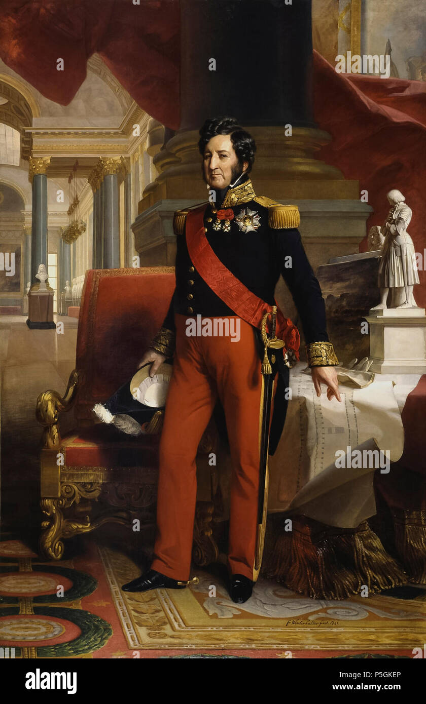 1841 portrait painting of Louis Philippe I (King of the French) by ...