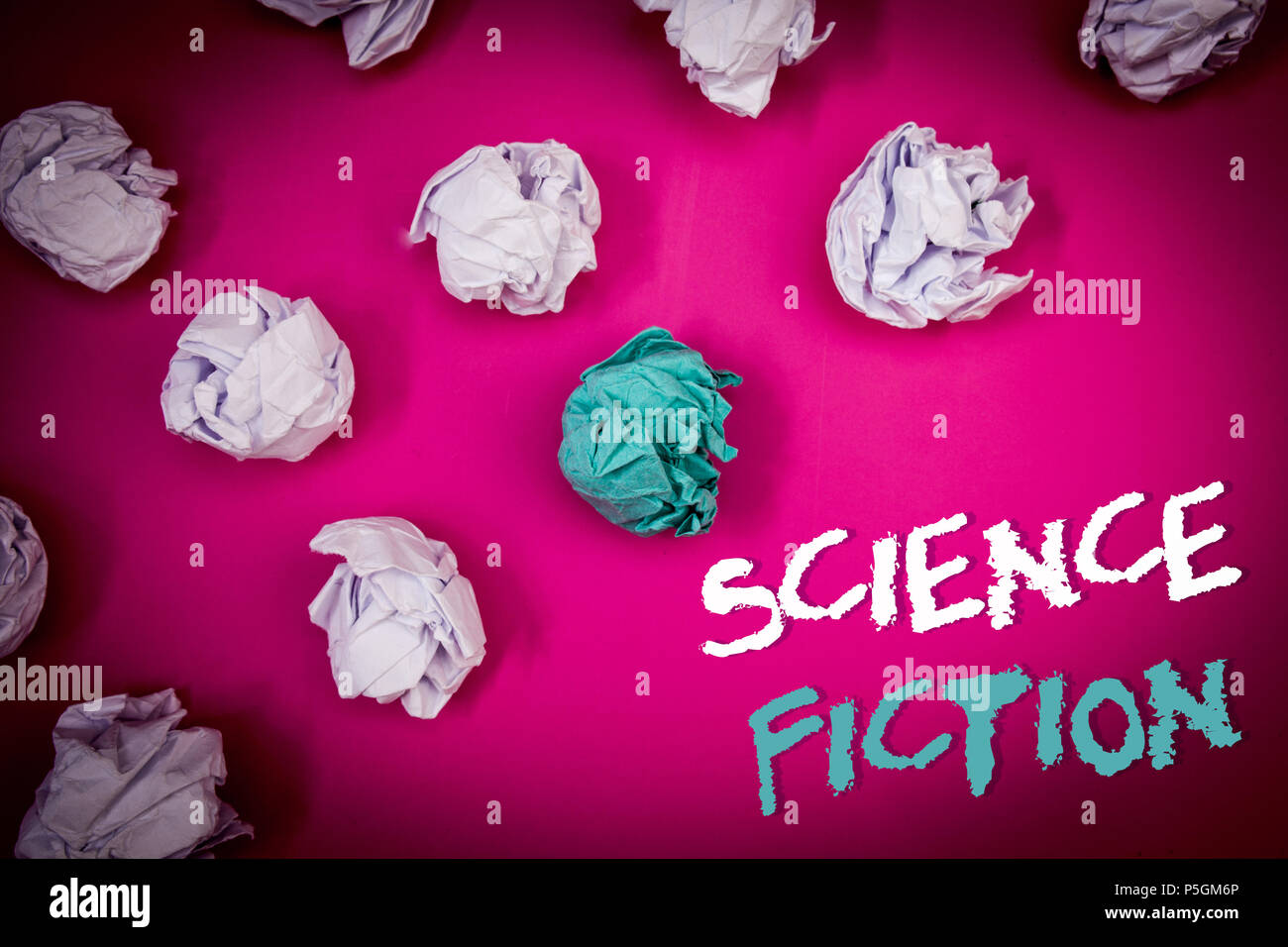 Text sign showing Science Fiction. Conceptual photo Fantasy ...