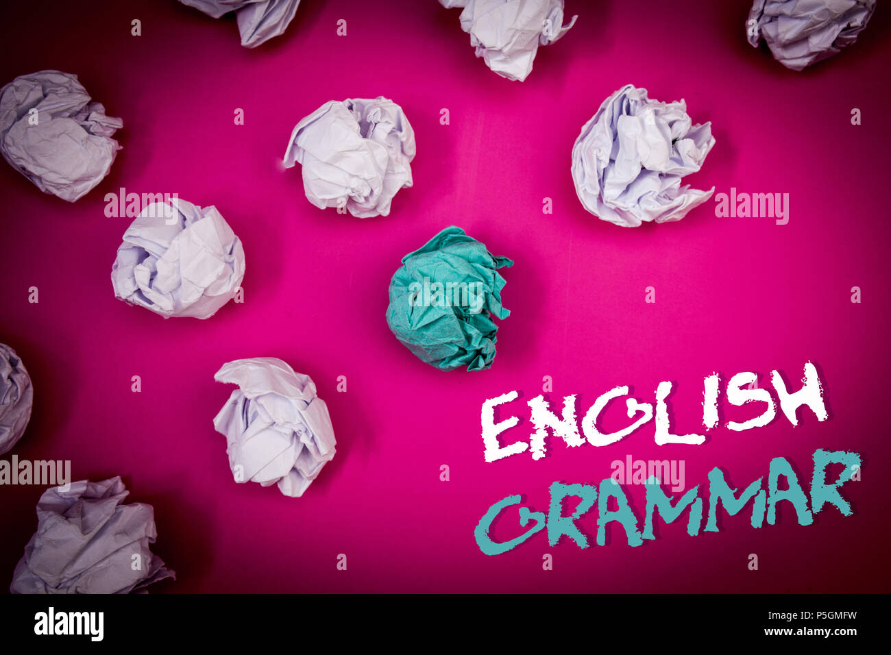 Plural noun and verb hi-res stock photography and images - Alamy