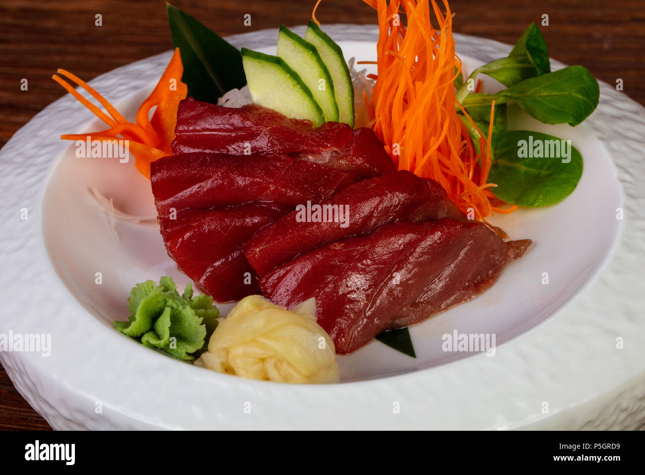 Japanese cold sushi with tuna Stock Photo - Alamy