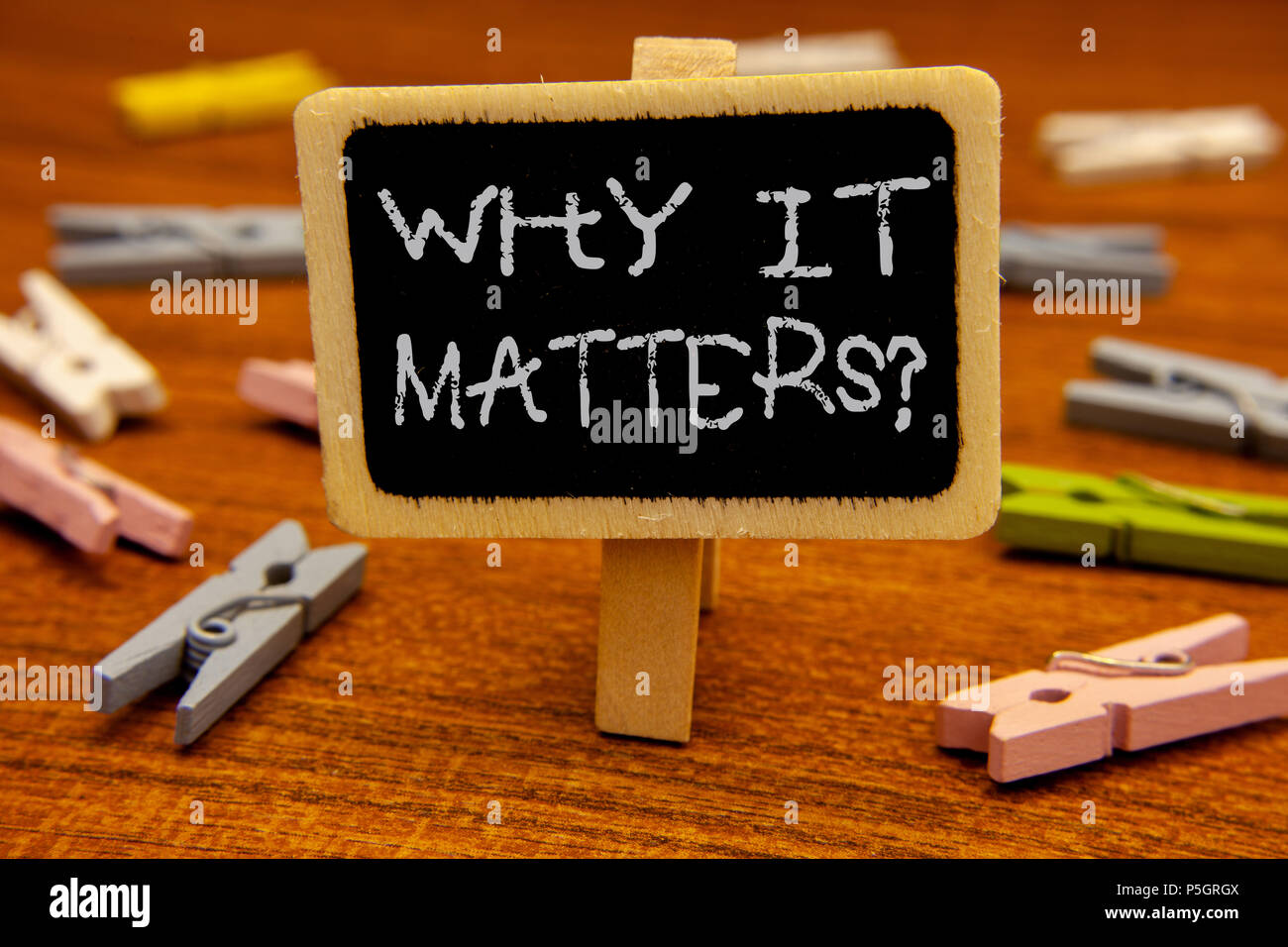Conceptual hand writing showing Why It Matters Question. Business photo ...