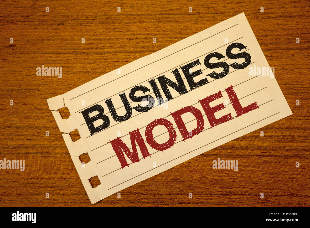 Writing note showing Business Model. Business photo showcasing ...