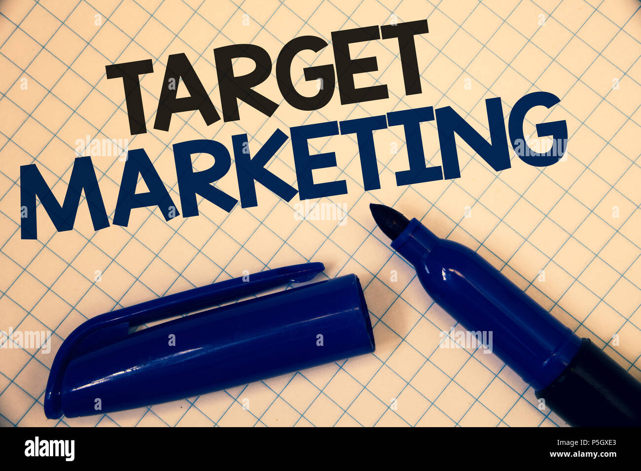 Handwriting Text Writing Target Marketing Concept Meaning Market Segmentation Audience