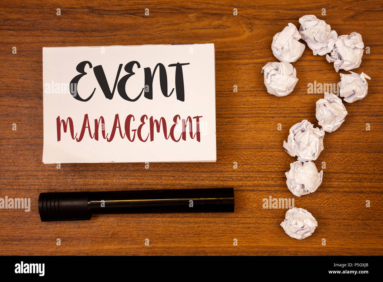 Text sign showing Event Management. Conceptual photo Special Occasion ...