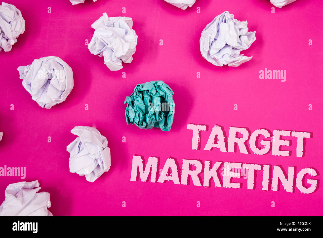 Text sign showing Target Marketing. Conceptual photo Market ...