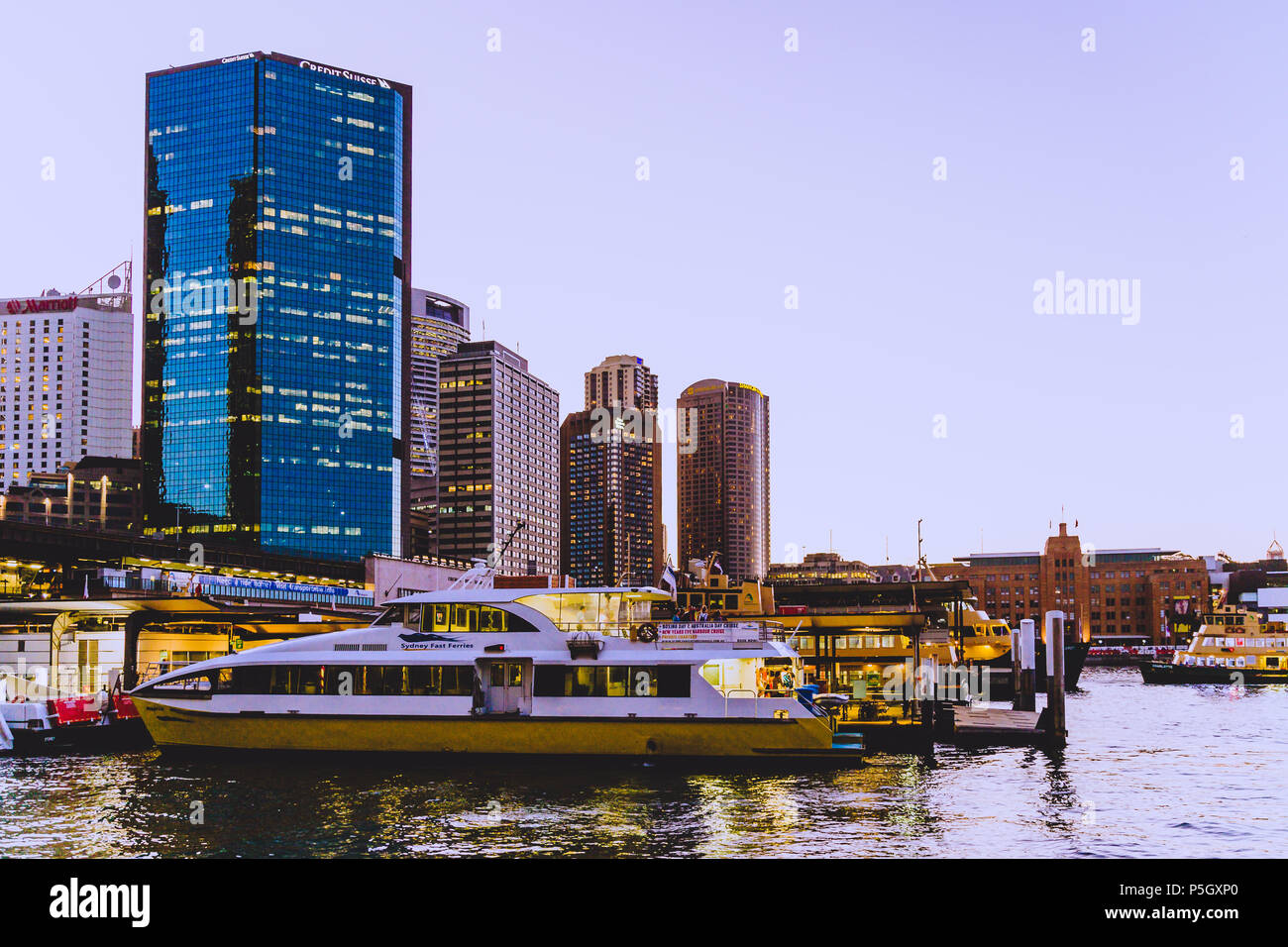 SYDNEY, AUSTRALIA - December 30th, 2014: detail of Circular Quay ...